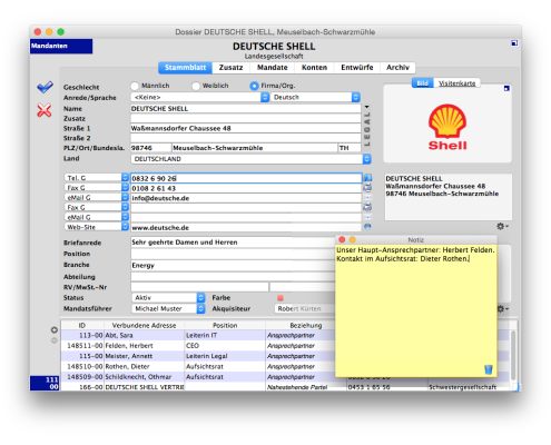 CRM – timesensor OFFICE