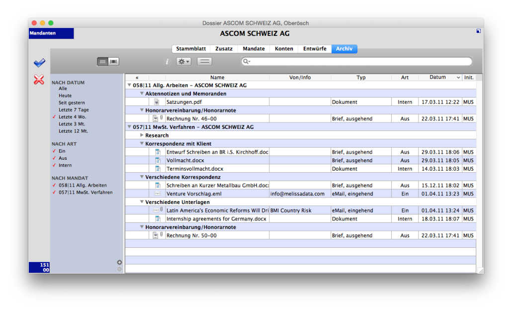 Document management – timesensor OFFICE