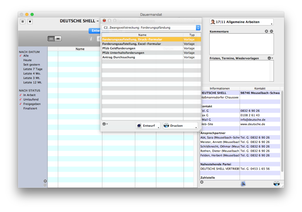 Gestions des documents – timesensor OFFICE