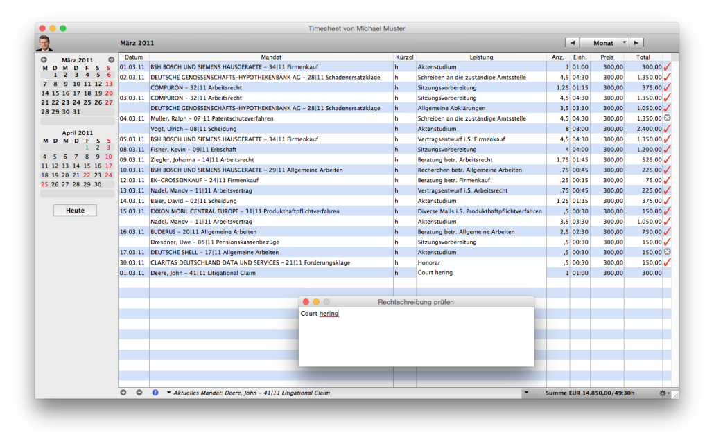 Zeiterfassung – timesensor OFFICE